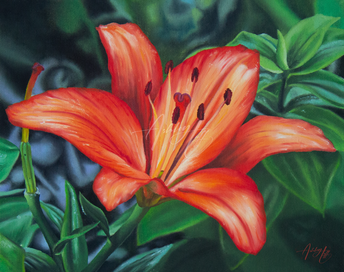 Flower Gleam & Glow Canvas Print – Ashley Huff Art & Design